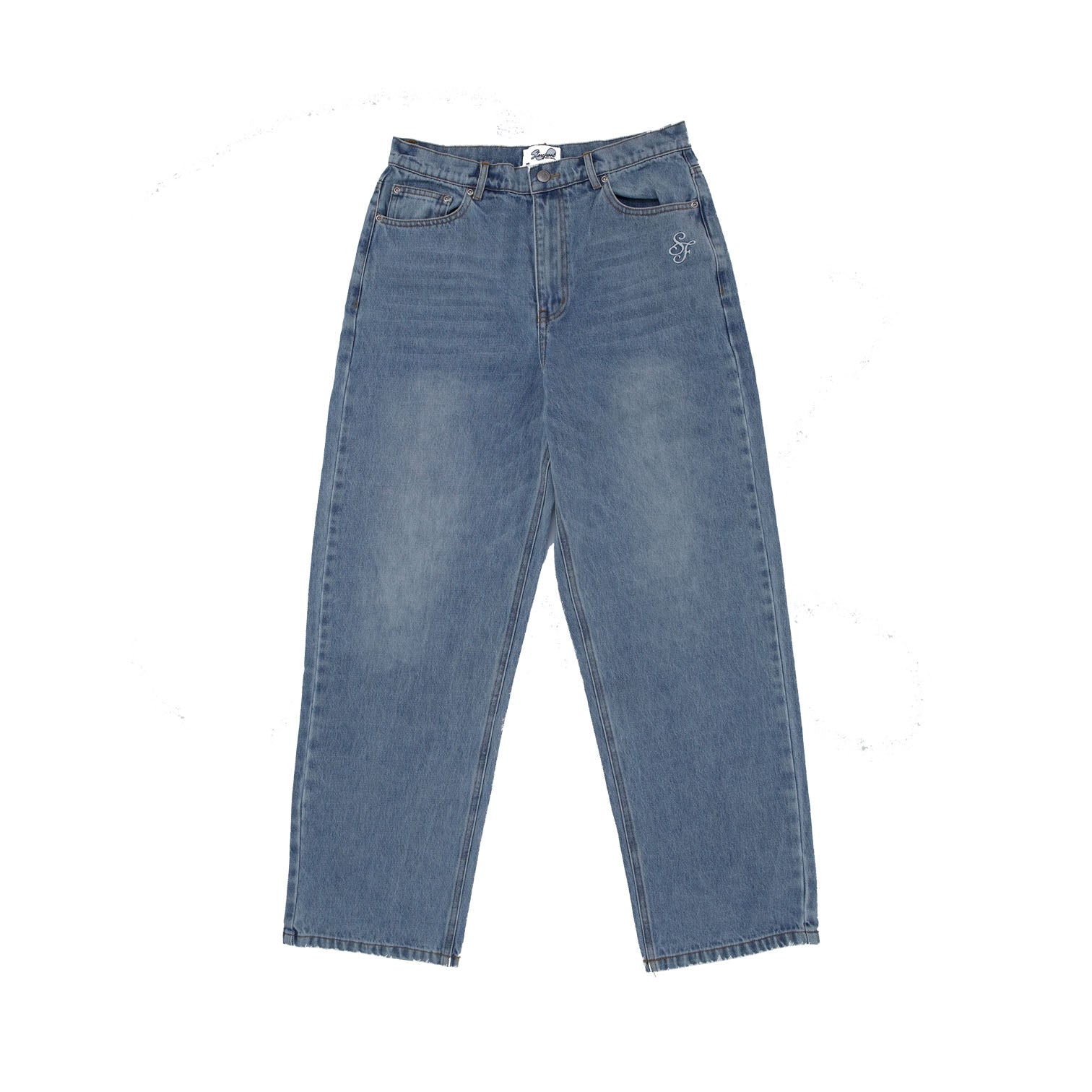 Script Jeans (Light Blue Wash) - Storefront NI
