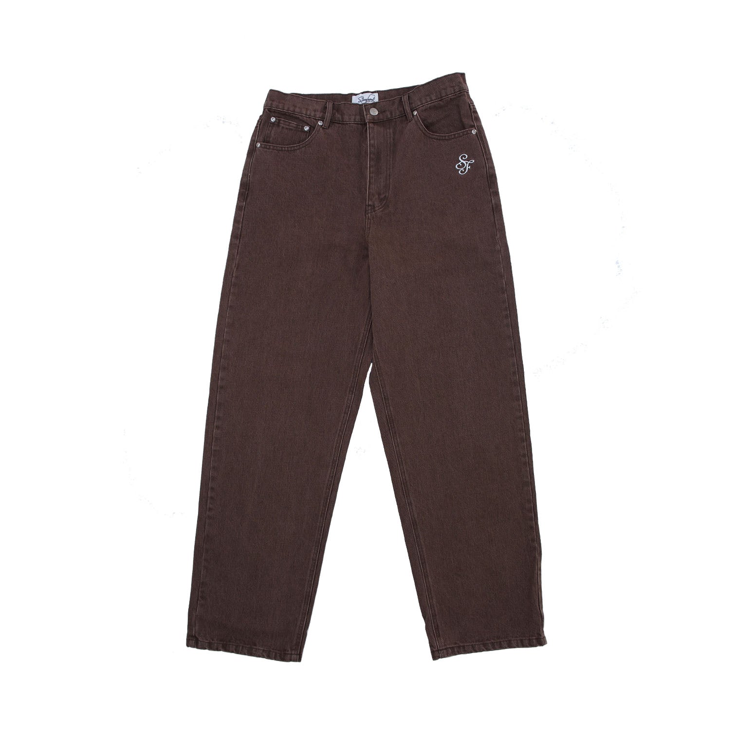 Script Jeans (Brown) - Storefront NI